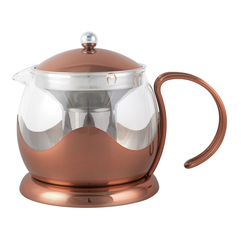 Kitchenware | Teapots | La Cafetiere Origins 1200ml Teapot Copper ...